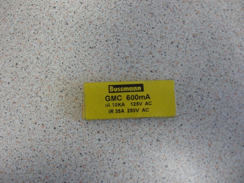 Bussmann GMC 600MA Fuse - Capricorn Electrical Ltd
